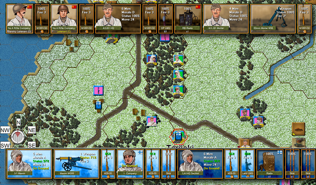 The Grognard Gamer: Squad Battles Winter War Mod v2