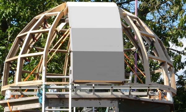 Fullerscopes Telescope Mountings: Dome build: Shutters.