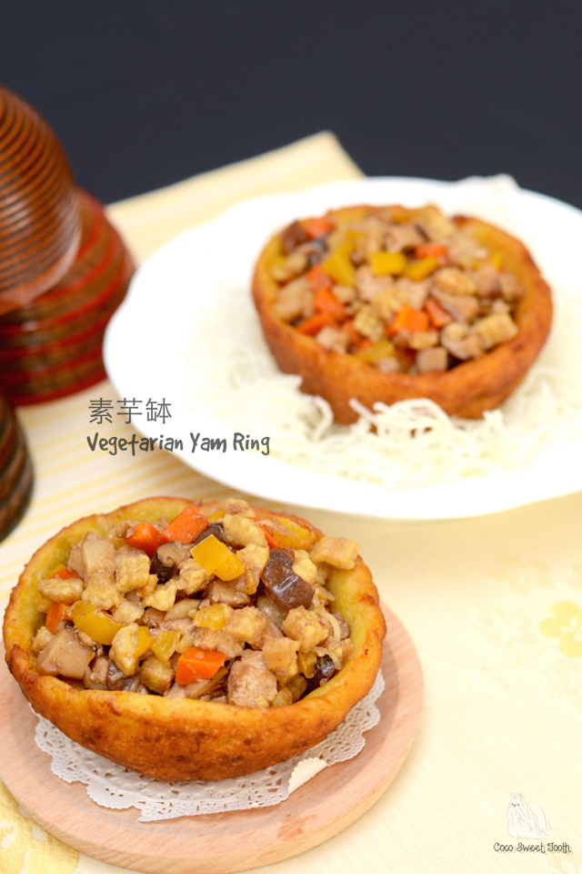 Coco's Sweet Tooth ......The Furry Bakers: 素芋缽 Vegetarian Yam Ring