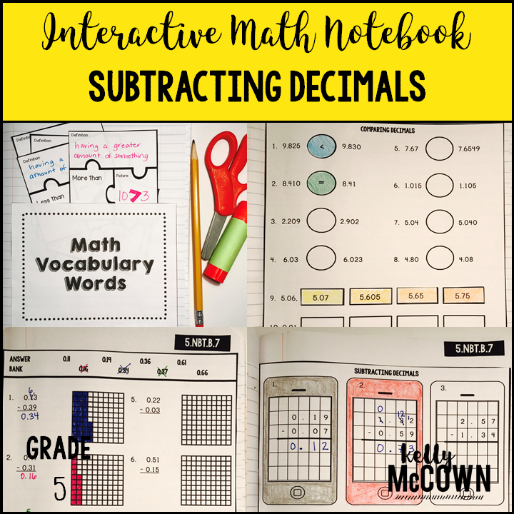 Kelly McCown IMN Activities For Subtracting Decimals Grade 5 Kelly McCown IMN Activities For Subtracting Decimals Grade 5