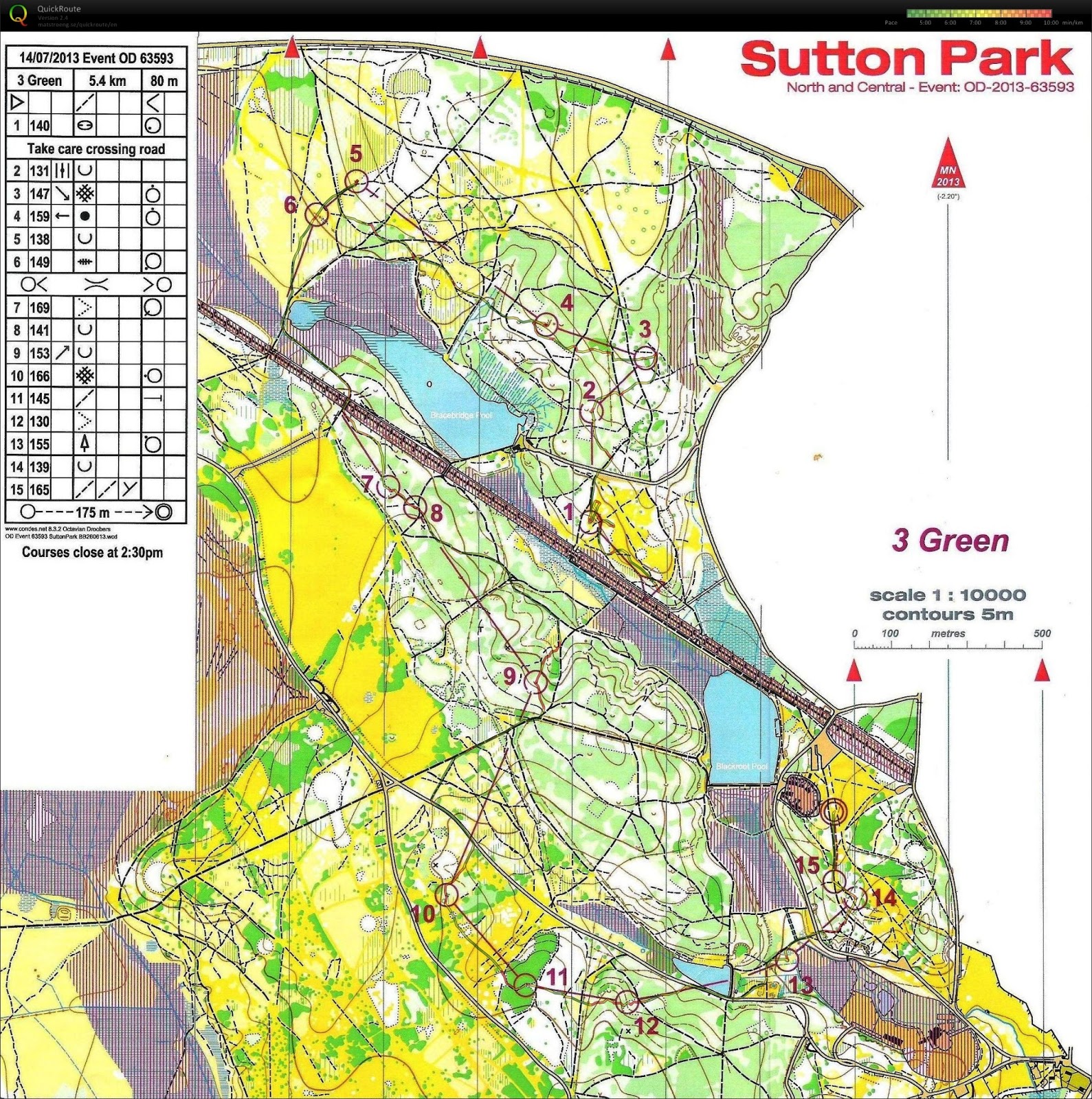 Orientēšanās kartes: Sutton Park (Birmingham)