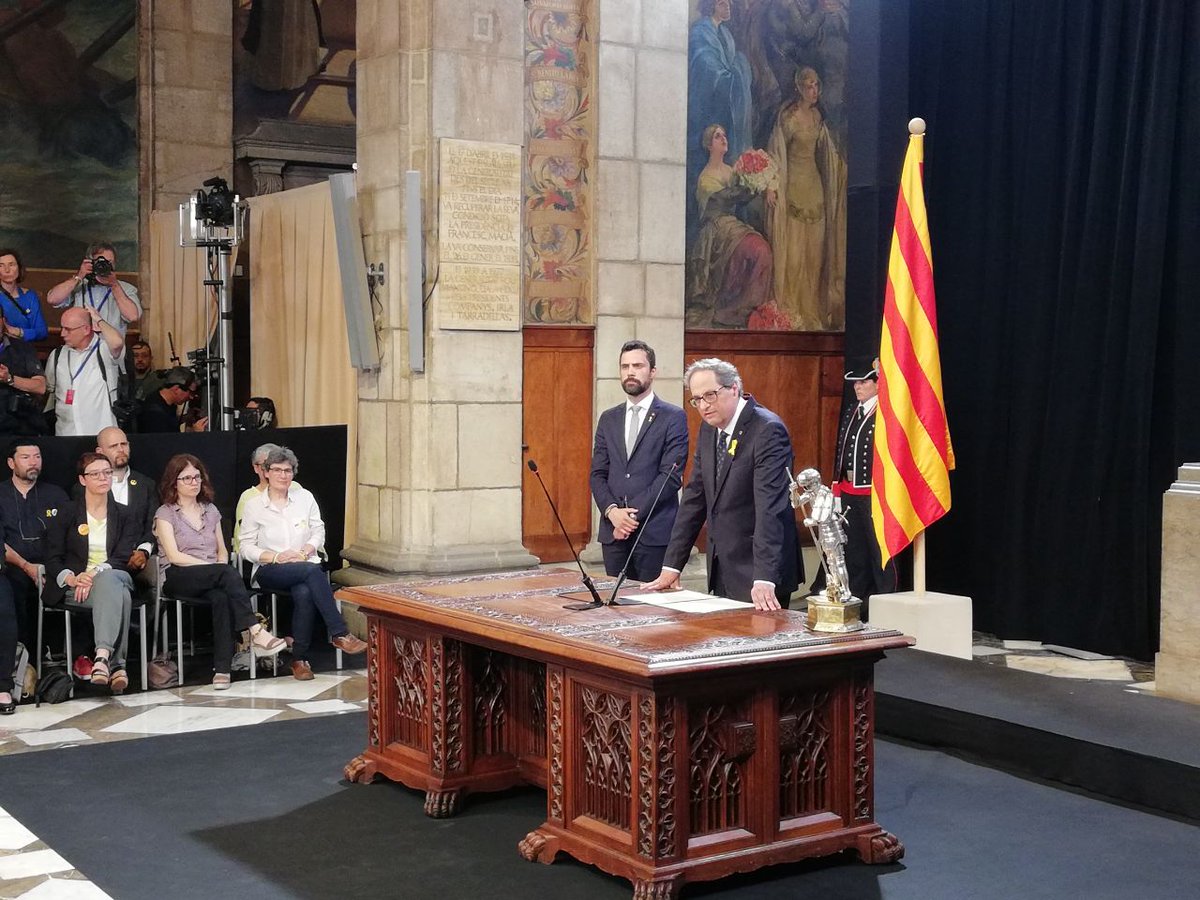 HC: Catalan government takes office promising to be loyal to the Will ...