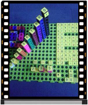 Learningtoy: 3D Multilink Cube with Letters & Number Tiles