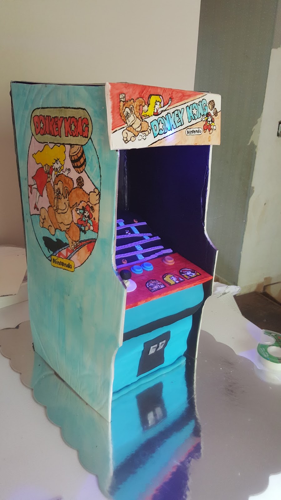 Ashwood Manor: The Most Extreme Cake I'll Ever Make (Probably): Arcade Cake