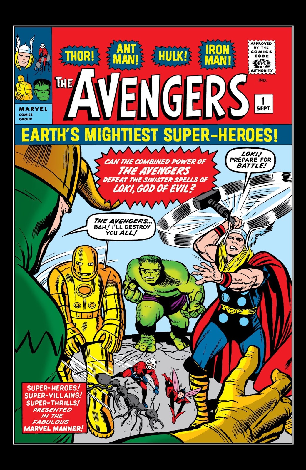 Weird Science DC Comics: Retro Review: The Avengers #1 (1963) - "The ...