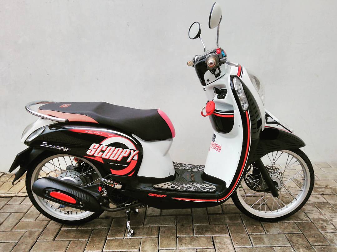 86 Foto Modifikasi Honda Scoopy Fi Retro Modern Terbaik