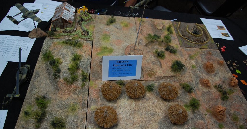Miniature Wargaming: Rhodesia - Operation Uric - Force on Force AAR