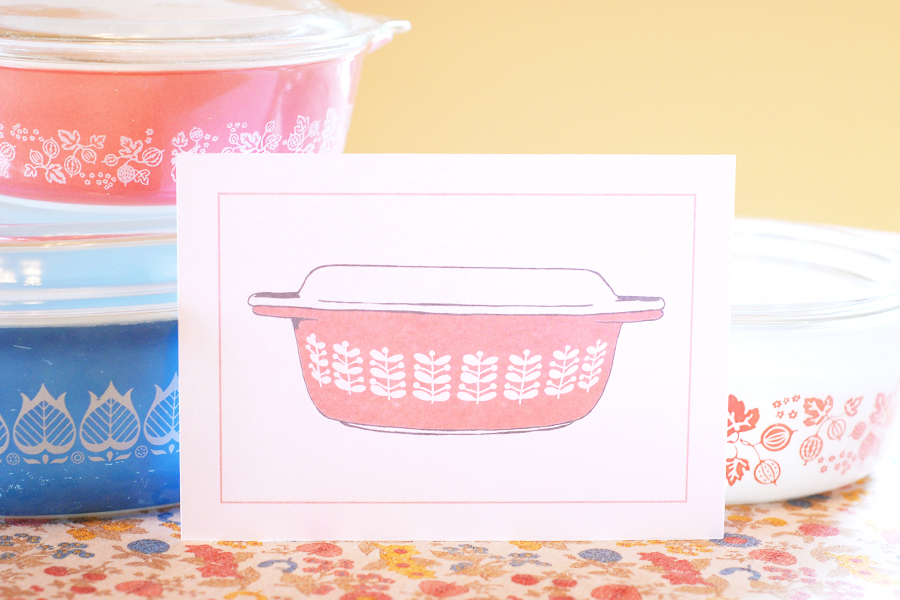 The Pyrex Collective: New Pyrex Illustrations