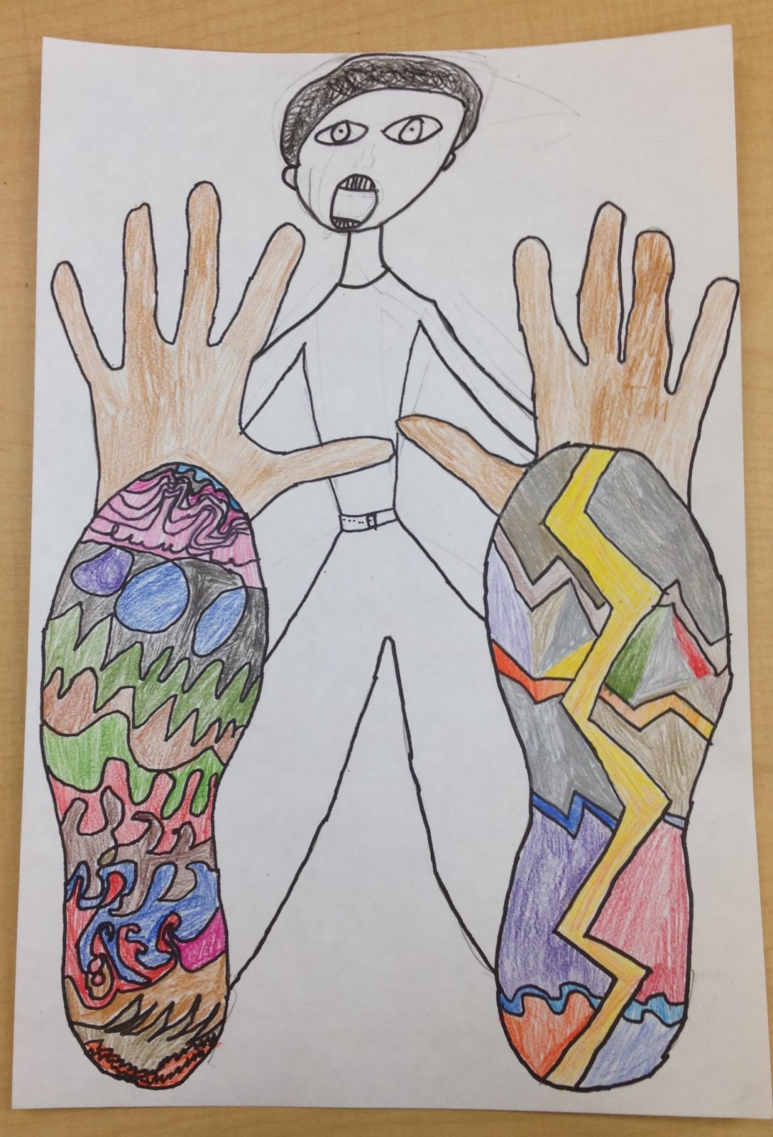 Artfully Ever After: Foreshortening with Fourth Graders!