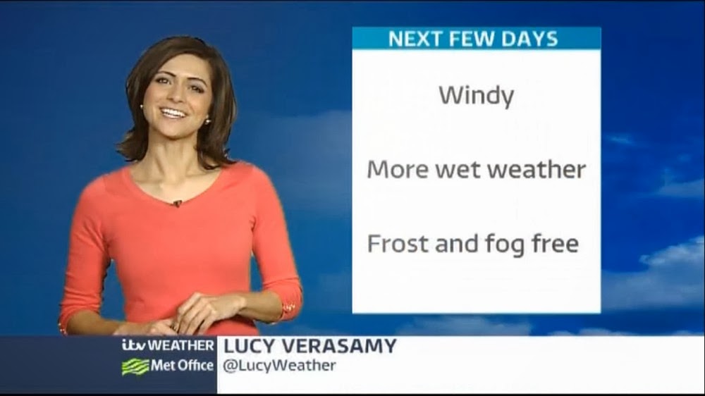 UK Regional News Caps: Lucy Verasamy - ITV Meridian Weather