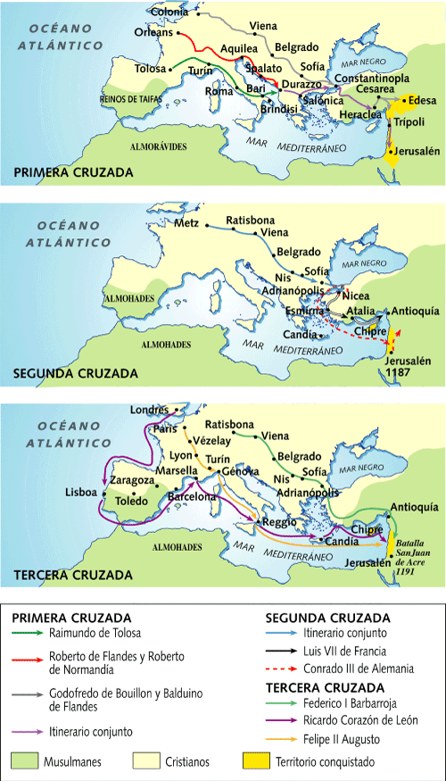 Segundo de Sociales: LAS CRUZADAS