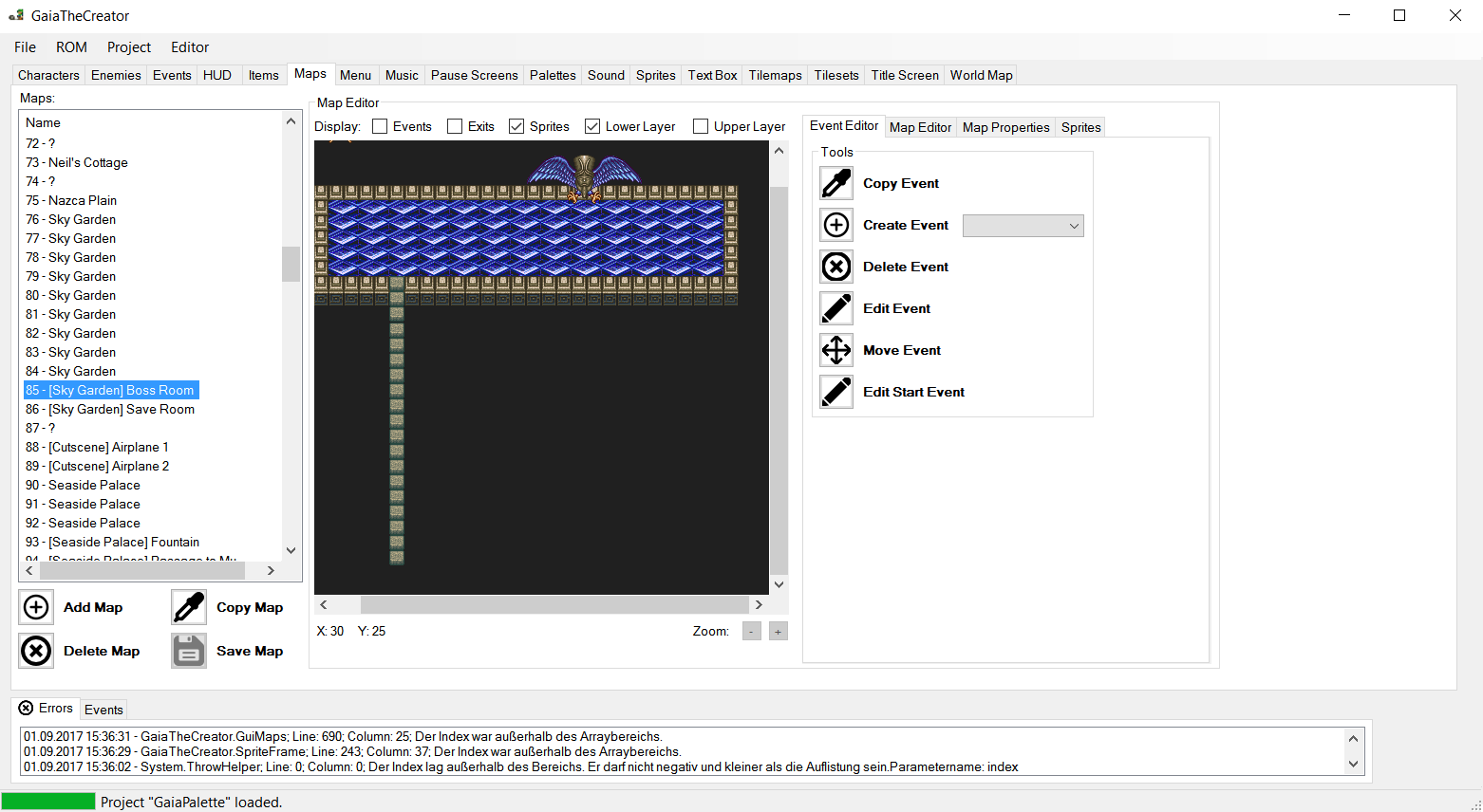 GaiaTheCreator: Map Sprites