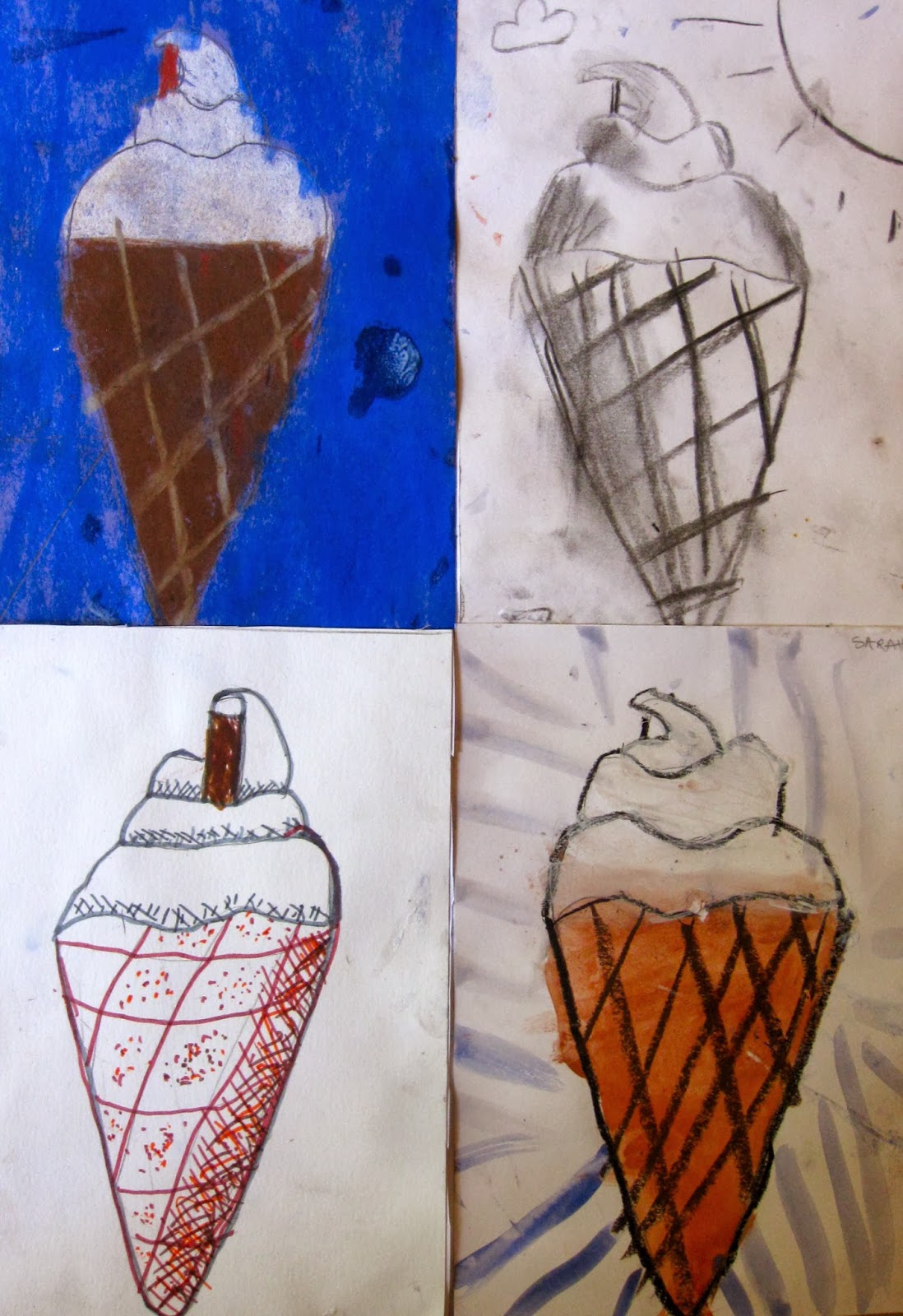 Art Circle: Pop art ice cream cones