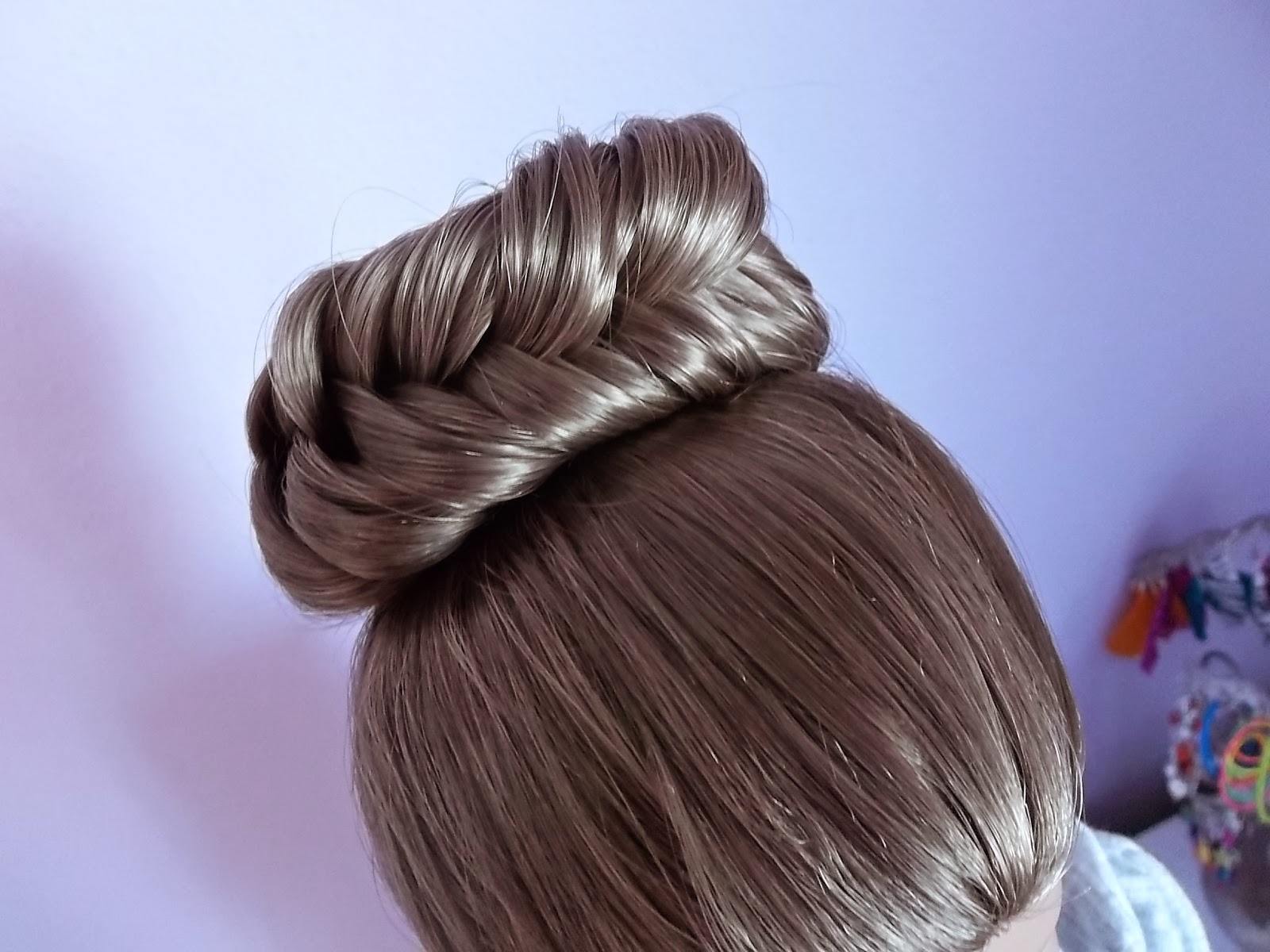 American Girl Place: Fishtail Bun ~ Hair Tutorial