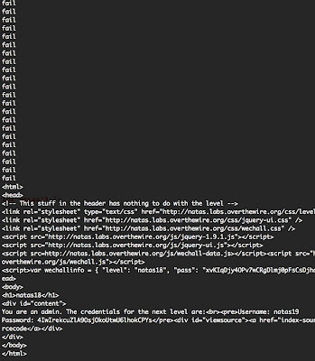 Security Writeups: Natas 18