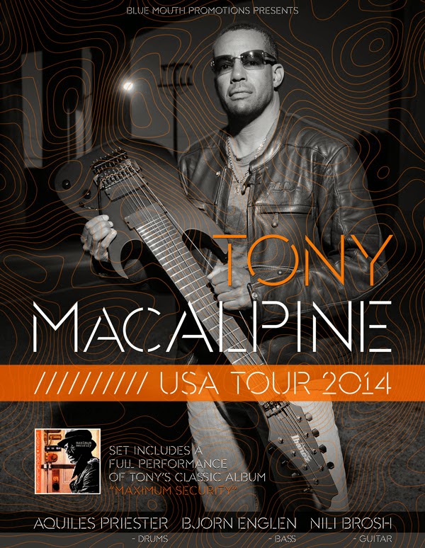 Tony MacAlpine: official confirmation of latest US tour dates