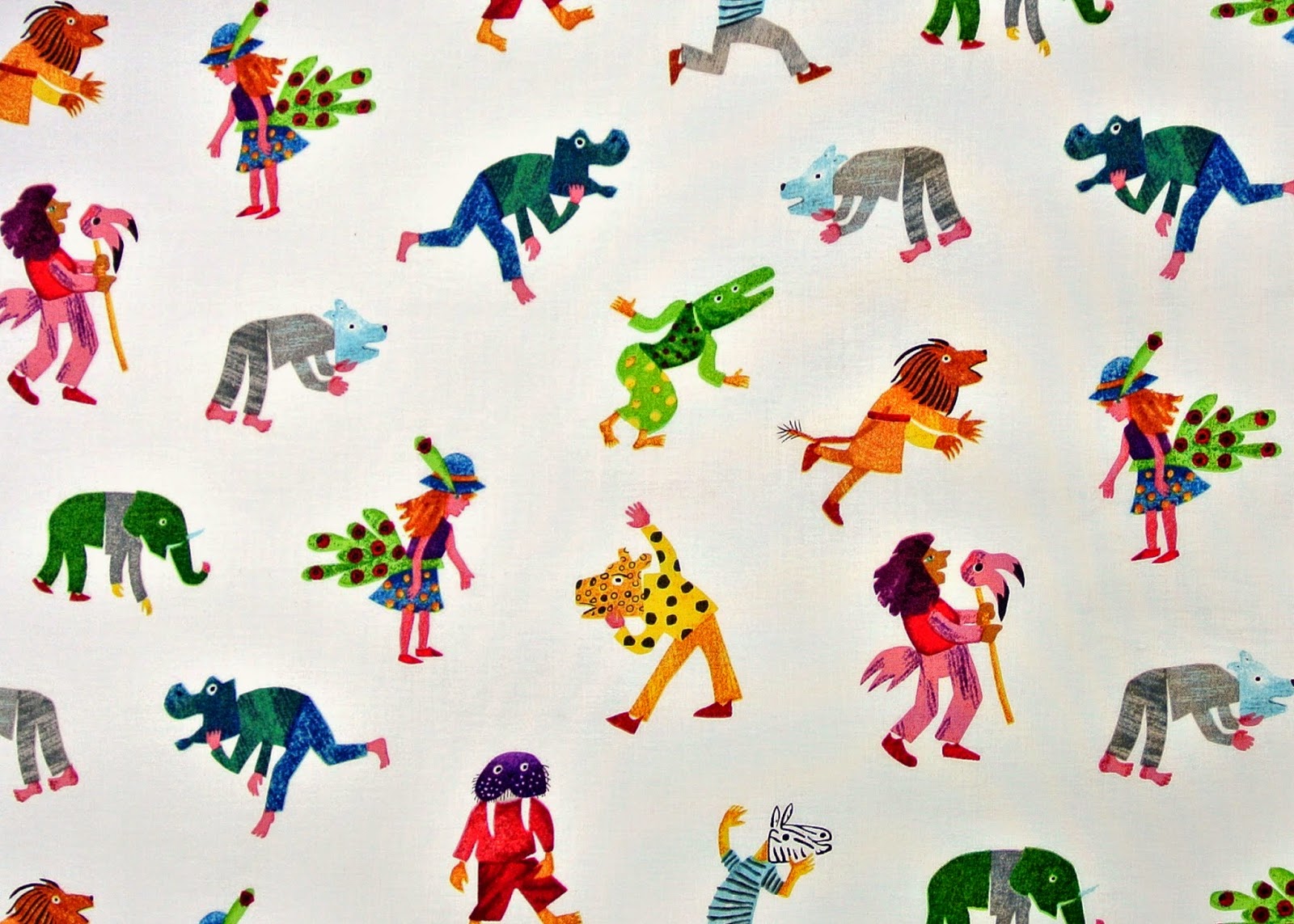 Treadle Yard Goods: Eric Carle prints