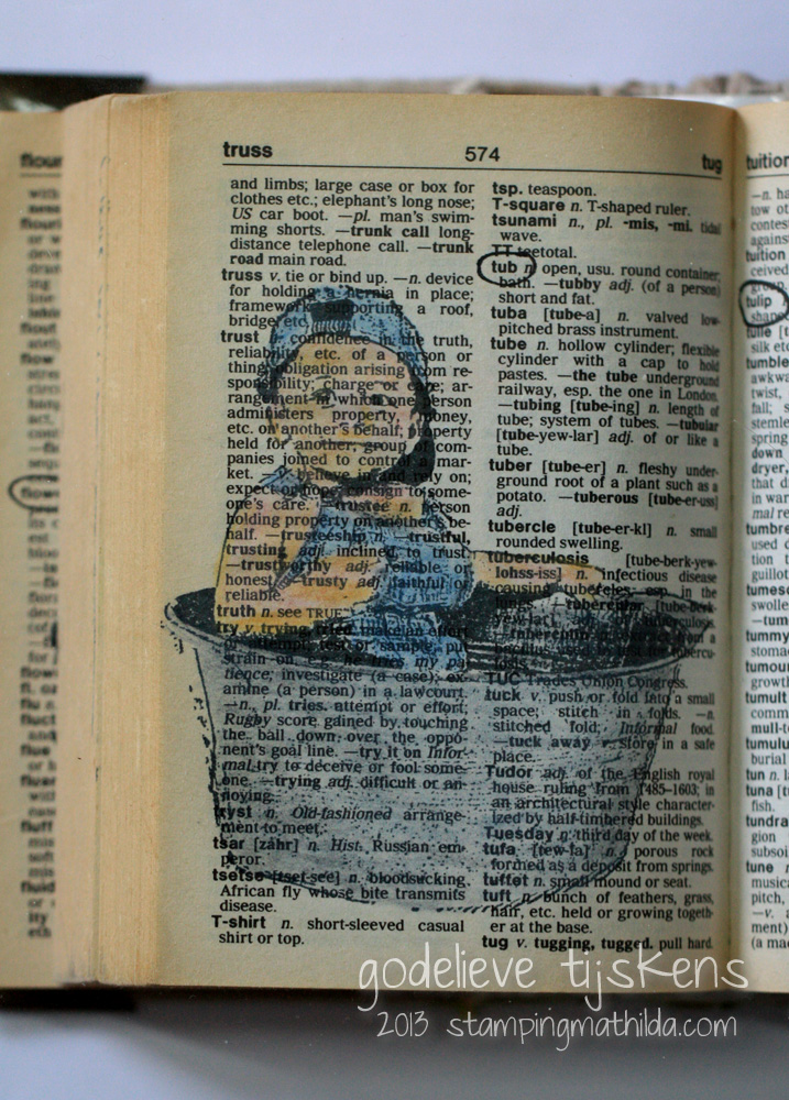StampingMathilda: Dictionary - Tub