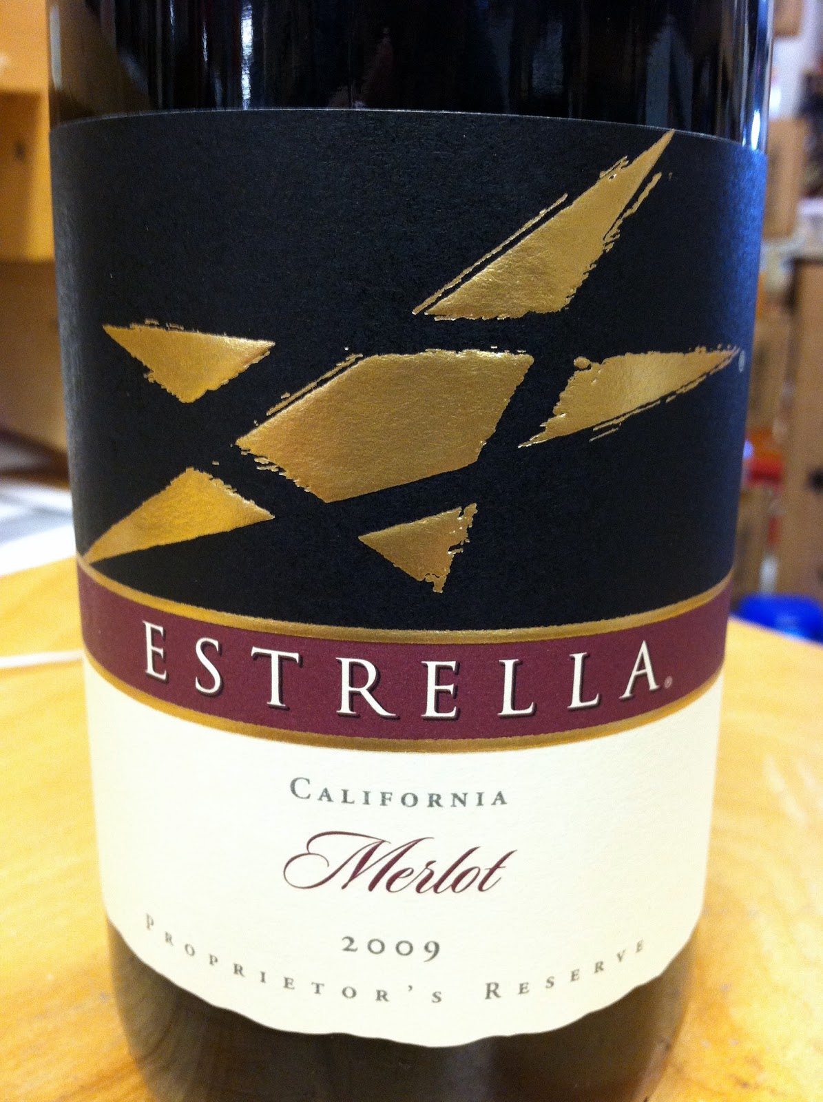 Sydney's Wine Blog: Tasting: Estrella Merlot