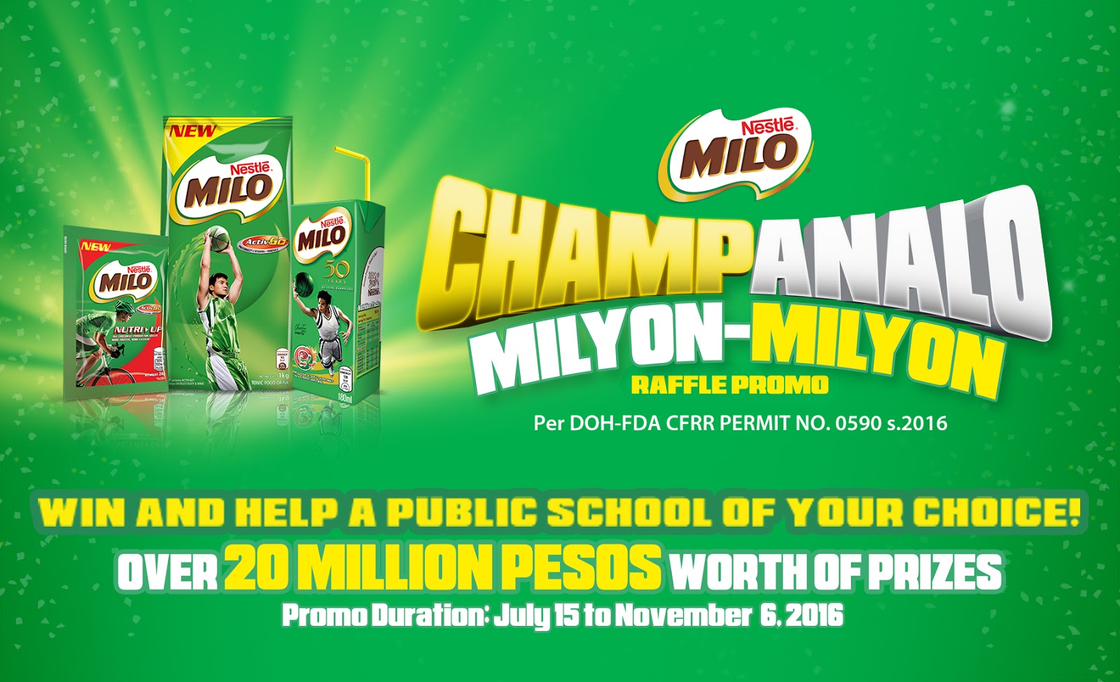 She's The Mom: PRESS RELEASE | MILO’s Champanalo Milyon-Milyon Raffle ...