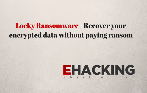 Locky Ransomware: Most Destructive Ransomware of 2016 - The World of IT ...