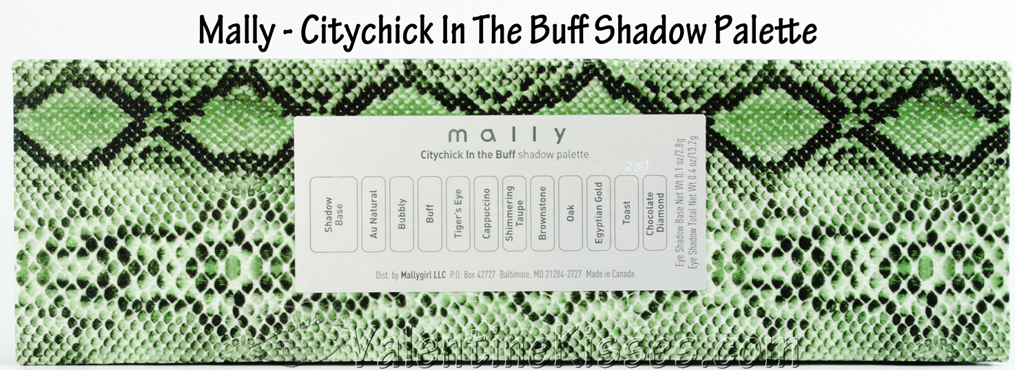 Valentine Kisses: Mally Citychick In The Buff Shadow Palette - swatches ...