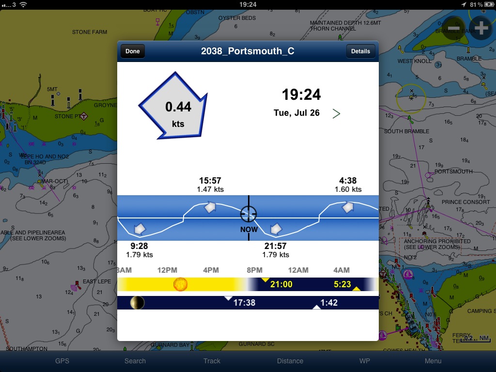 Yacht Arabella: iPad Marine Navigation