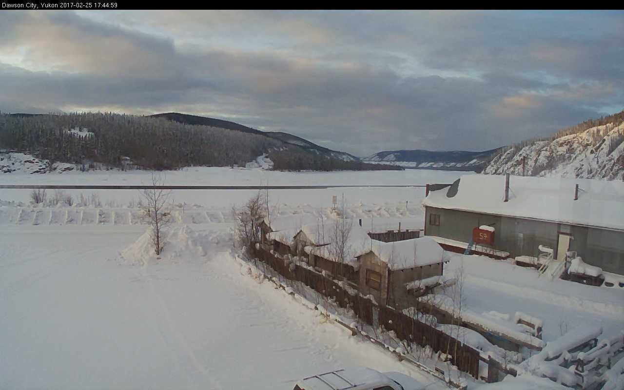 Deep Cold: Alaska Weather & Climate: Yukon River at Dawson