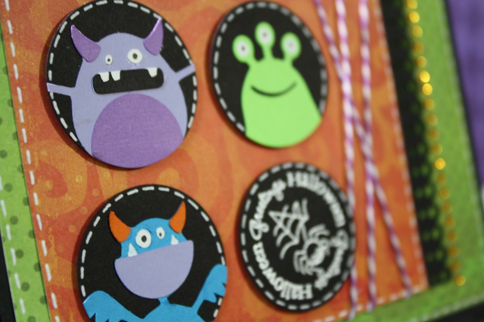 redheaded crafter: Halloween Greetings Card