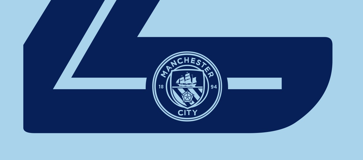 Font Number Football: Font Manchester City UCL 2017 - 2018.