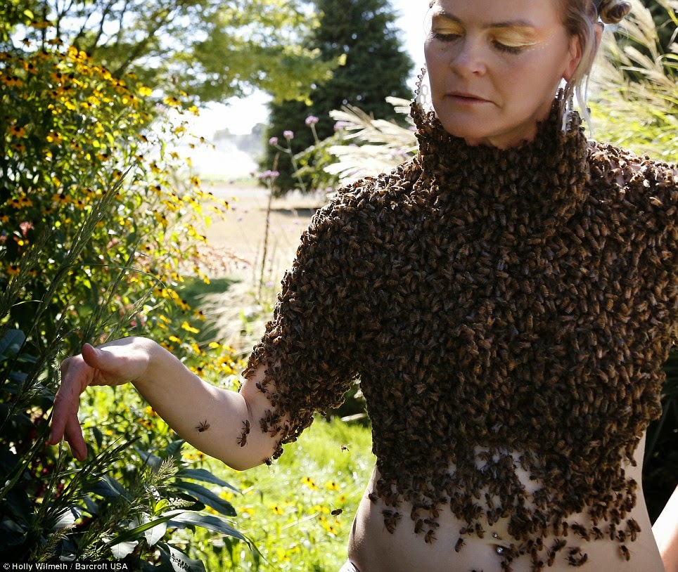 Welcome to Sweet Dinma's Blog: Wierd!:The Woman who WEARS BEES on her ...
