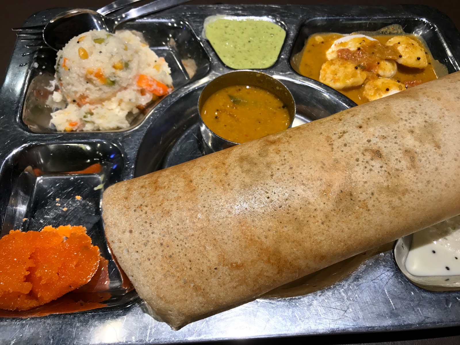 Small Potatoes Make The Steak Look Bigger: A mini tiffin from Saravanaa ...