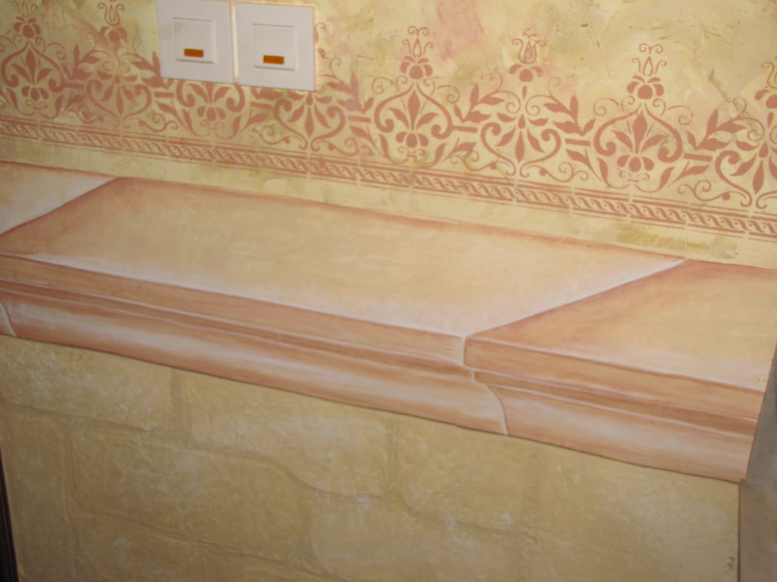 Peinture Décorative Artisanale Didier Roussel: cimaise en trompe l'oeil ...