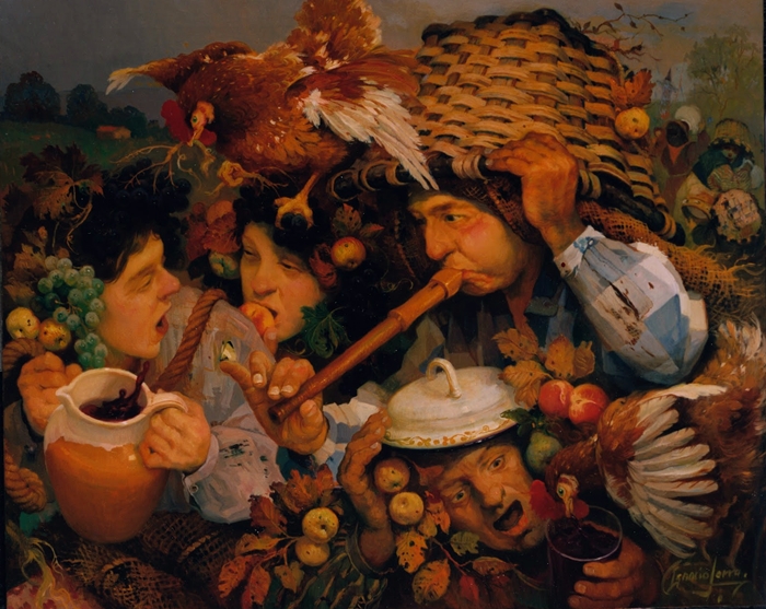 Ignacio Larra, 1954 ~ Figurativ Mural painter | Tutt'Art@ | Pittura ...