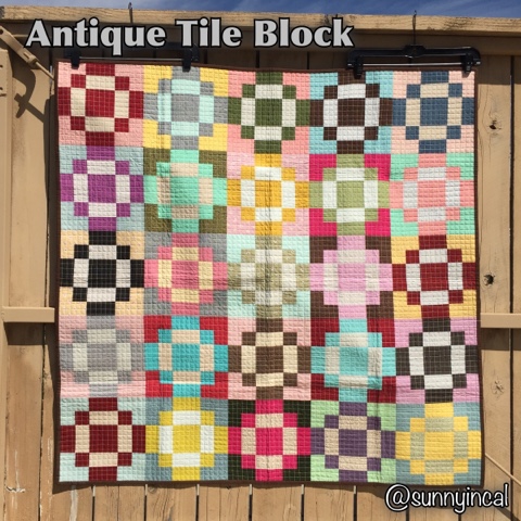 Sunny in CAL: Antique Tile Block - Quick Tutorial