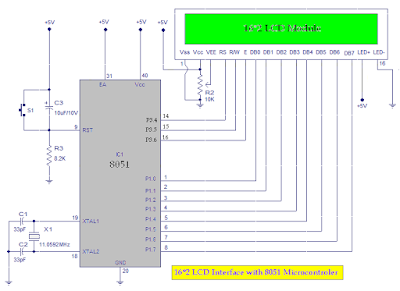 8051 microcontroller: LCD interfacing with 8051 microcontroller