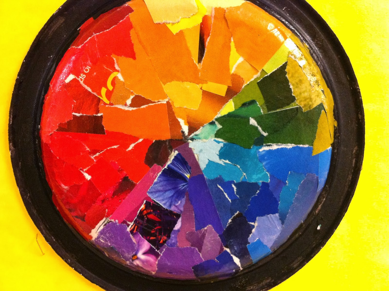Color Wheel Plates