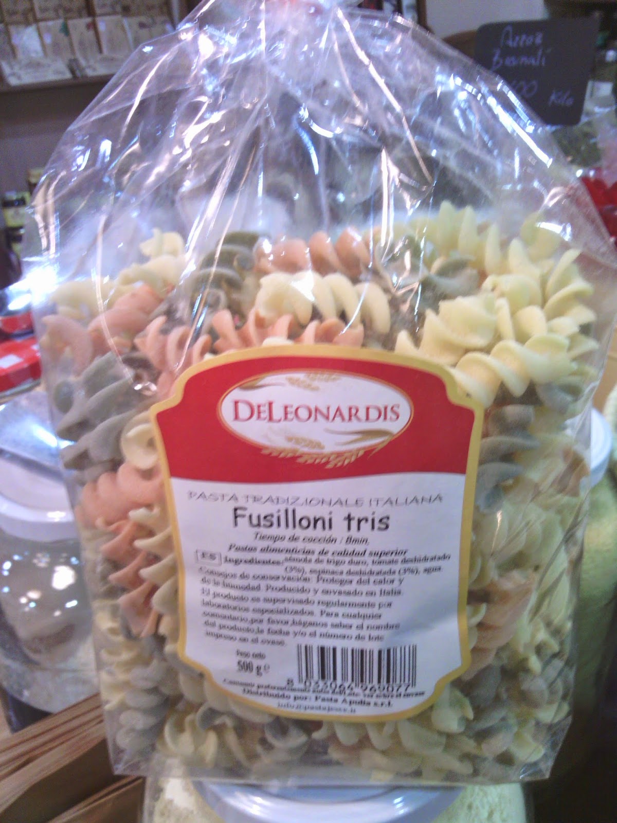 LA DESPENSA A GRANEL: FUSILLONI TRIS