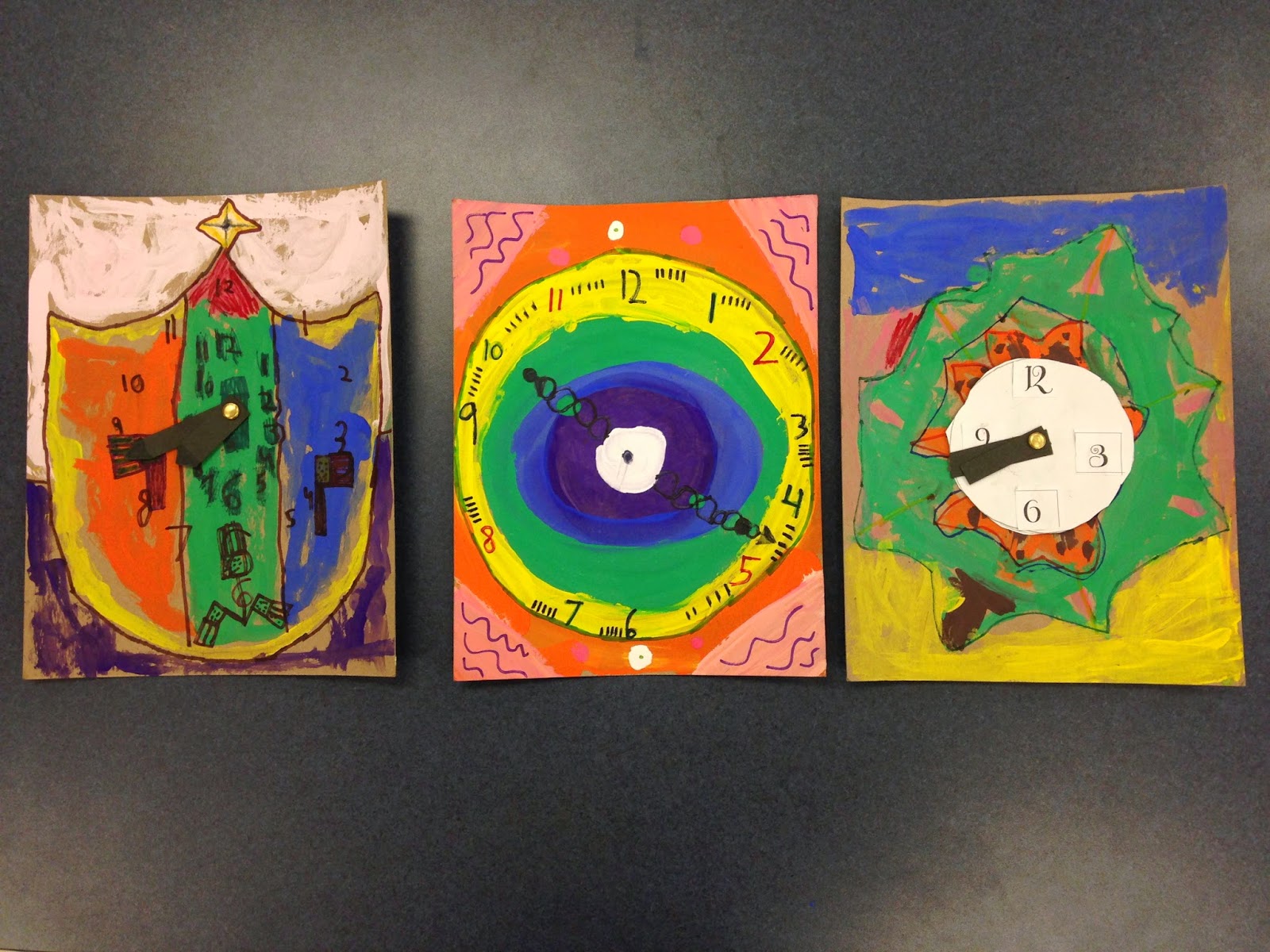 Primarily Art with Mrs. Depp: Tick Tock-Still Making Clocks!