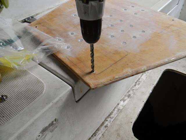 Ericson 25, Oystercatcher: Lazarette Modifications, Part 12: Battery ...