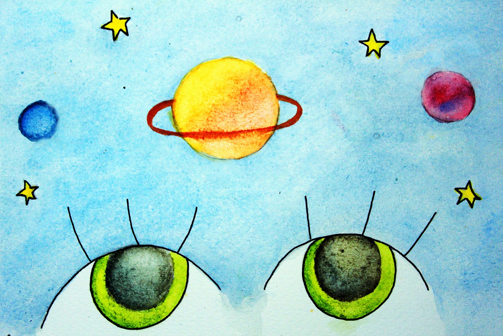 Serie de ilustraciones Ojos Color Sol | Diseño e ilustración