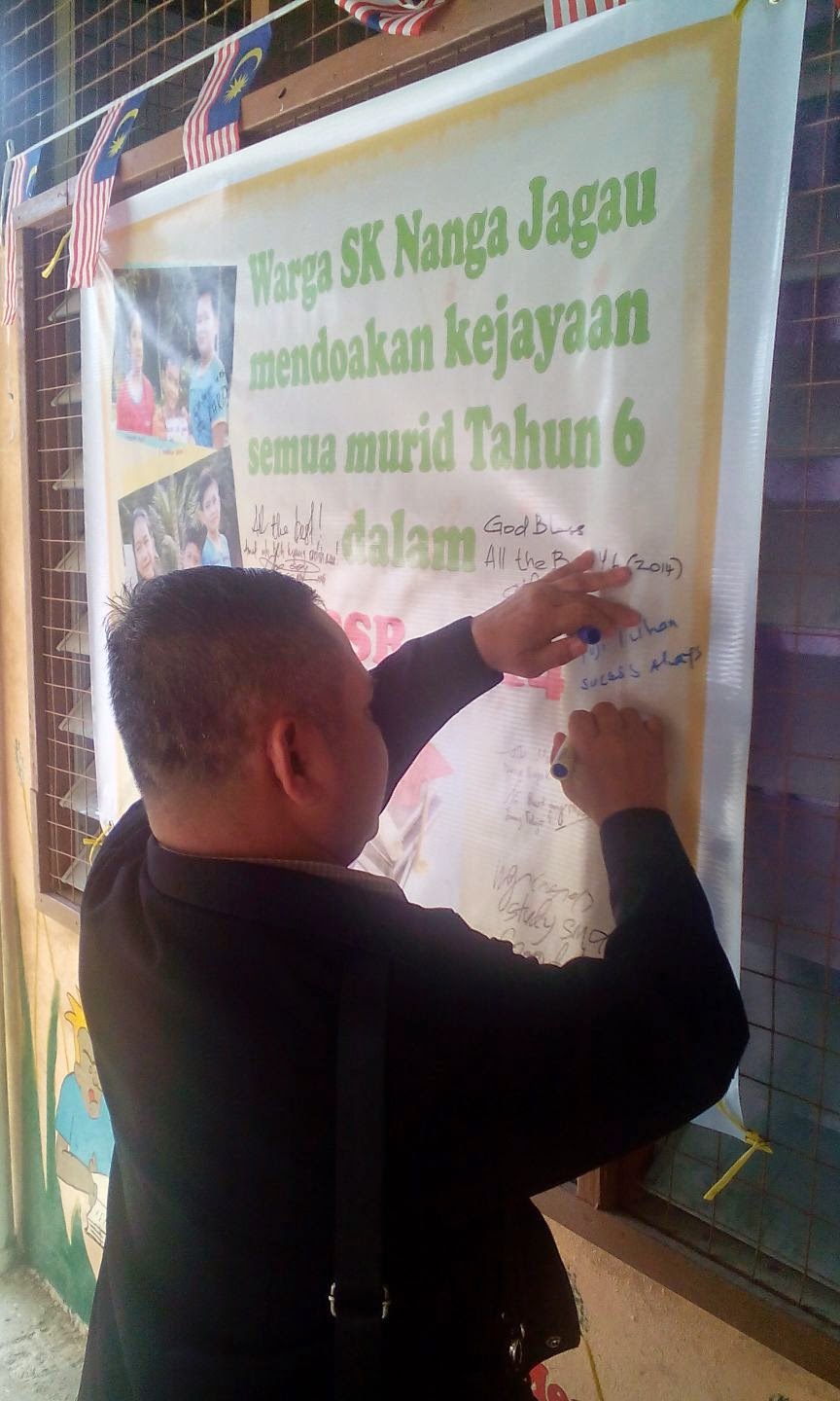 Blog SK Nanga Jagau Kanowit: Candid sebelum UPSR 2014 SK Nanga Jagau