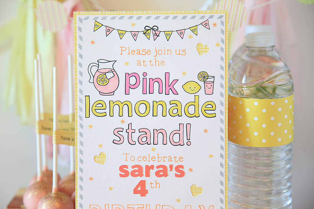 Unify Handmade: Pink Lemonade Party Theme using, the Lawn Fawn Pink ...