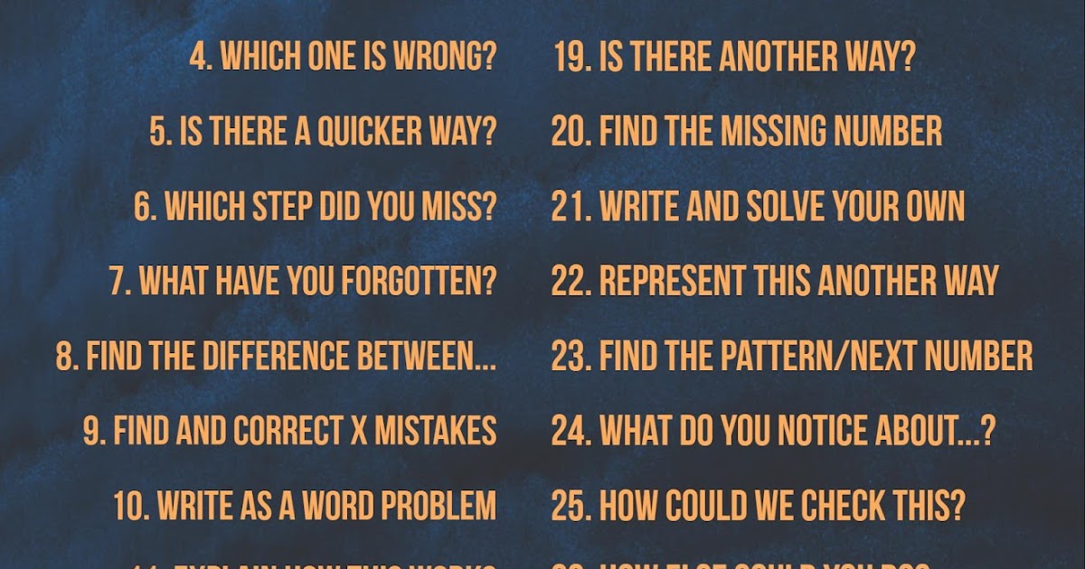 Poster: Maths Written Feedback Comments |Aidan Severs - An Education Blog