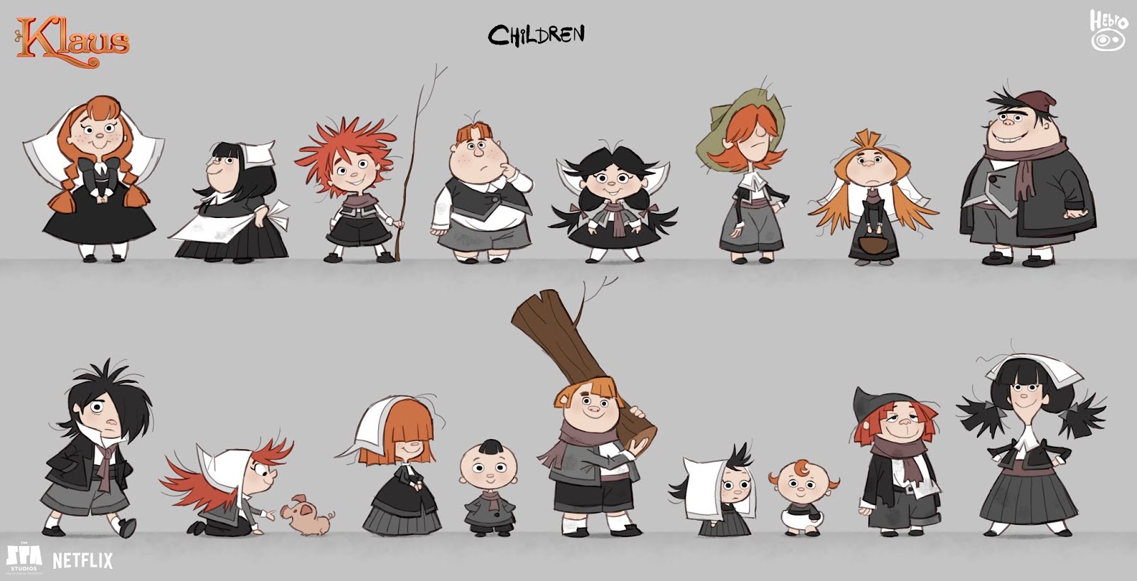 Living Lines Library: Klaus (2019) - Character Design