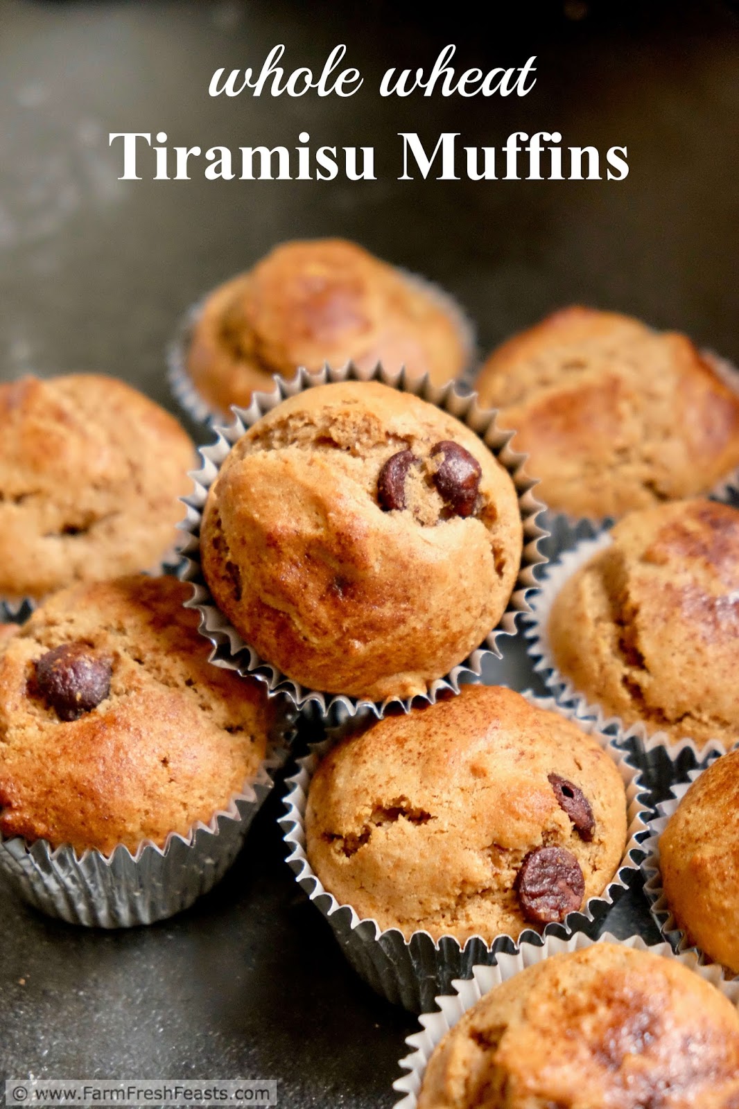Farm Fresh Feasts: Healthy Tiramisu Muffins #MuffinMonday