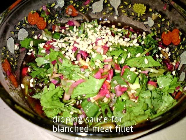 Cooking Pleasure: Ginger Bud Dipping Sauce For Blanched Meat