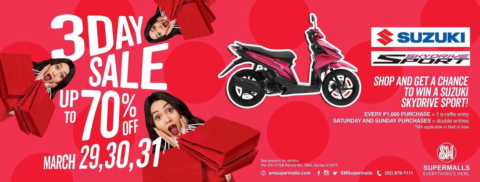 Manila Shopper: SM Malls 3-day SALE: Mar 15-17 2019