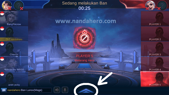 √ Cara Win Rate Mobile Legends di Draft Pick Mode Ranked - Nanda Hero