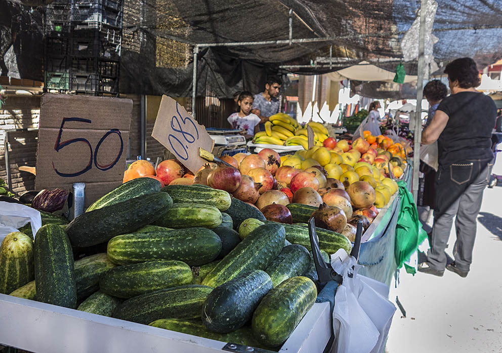 Luz y artes: Verdulerías de campo, mercadilleando